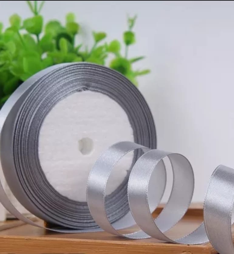 Silver/Grey Ribbon (15mm) – Devlin Design Studio